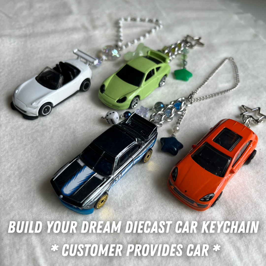 Build Your Dream Diecast Car Keychain - Customer Provides Car (Custom